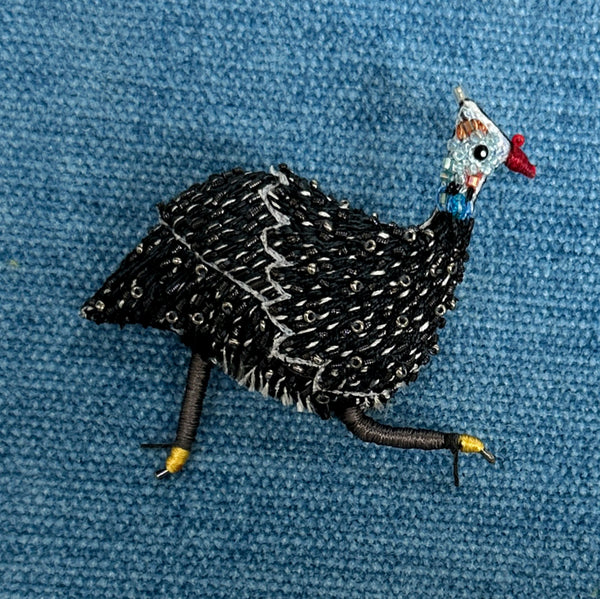 Guinea Hen brooch – Meg Carter Designs
